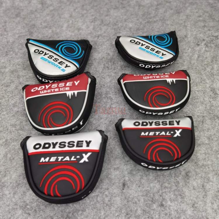 Odyssey Branded New Golf Club Mallet Putter Headcover Metal-X White Ice ...
