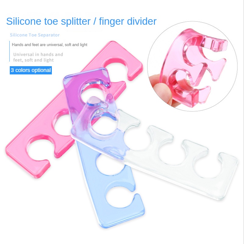 Nail Art Silicone Toe Separator / nail separator / Recyclable toe ...