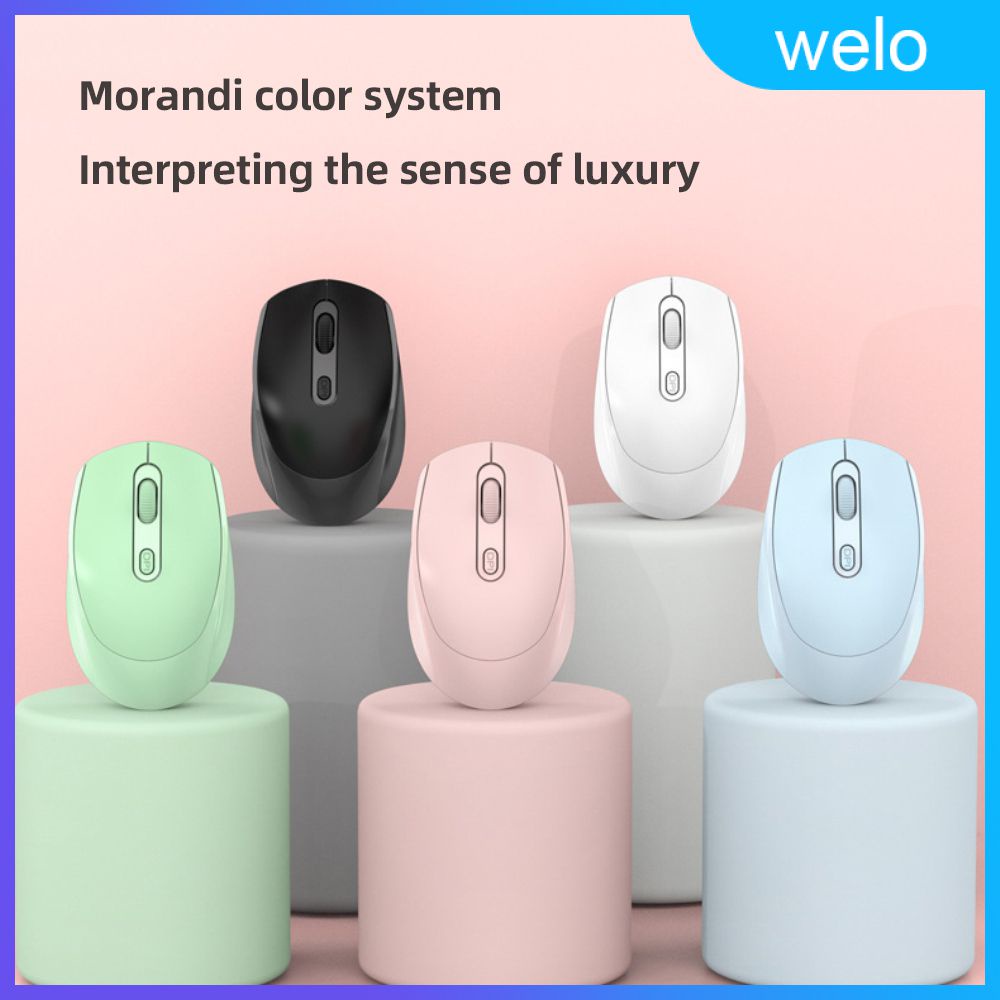 Macaron Rechargeable Wireless Mouse Bluetooth Mouse Computer Ergonomic ...