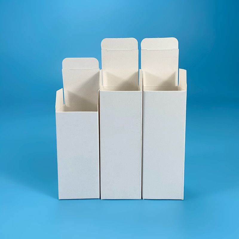 Folding Blank Carton 350G White Cardboard Kraft Paper Packing Box ...