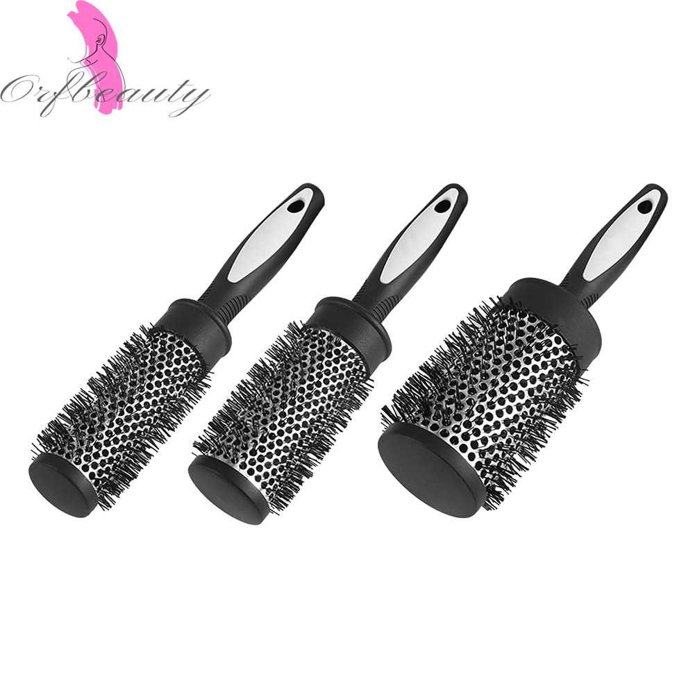 Nylon Roll Hair Comb Cylinder Curly Hair Rolling Comb Hair Styling ...