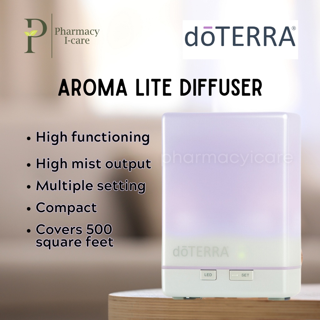 doTERRA Aroma Lite Diffuser | With 4 Mist Output Settings & Real-time Atomization Technology ...