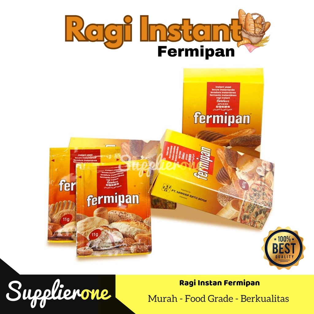 Fermipan Instant Yeast sachet/Yeast Fermipan/Yeast sachet | Shopee ...