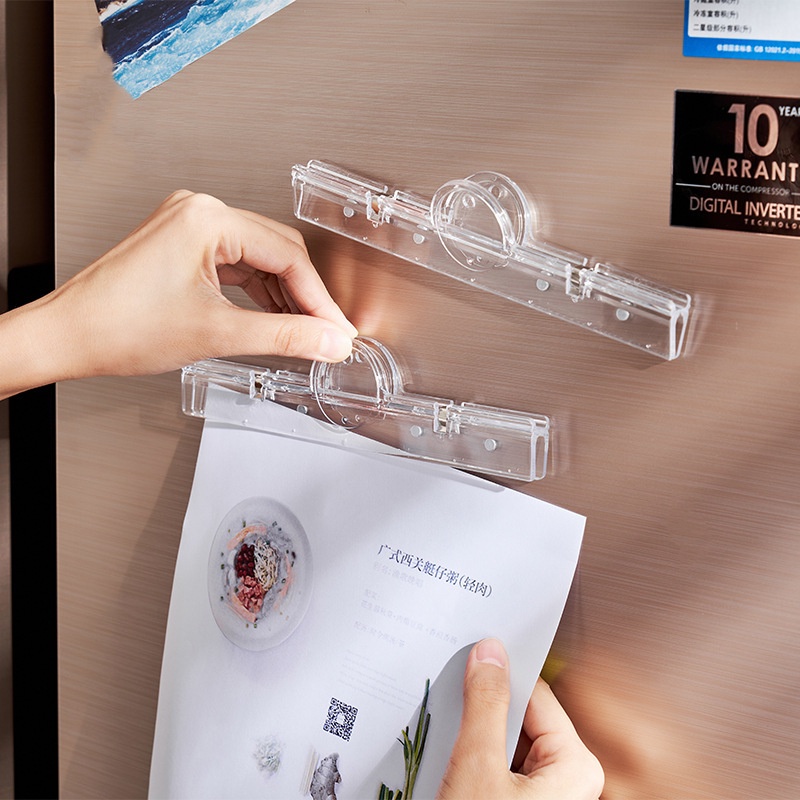 Transparent Magnetic Document Folder Paper Storage Large-Size Folder ...
