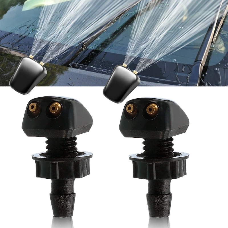 Universal Front Windshield Washer Wiper Nozzle / 360 Degree Adjustable ...