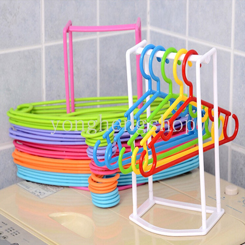 Creative Clothes Hanger Stacker Holder Space-saving Finishing Frame ...