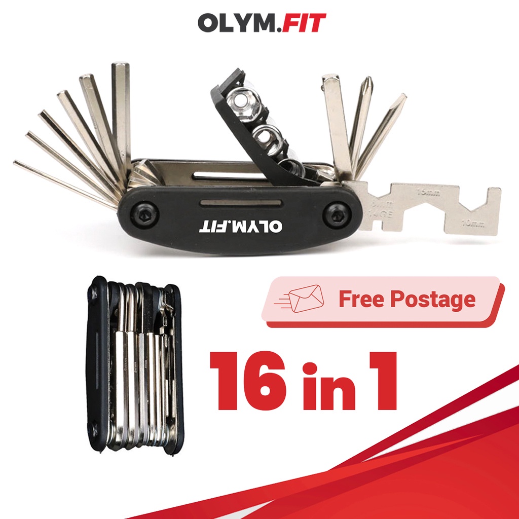 16 in 1 Allen Key Set Bicycle Bike Motorcycle Multi Tool Repair Kit ...
