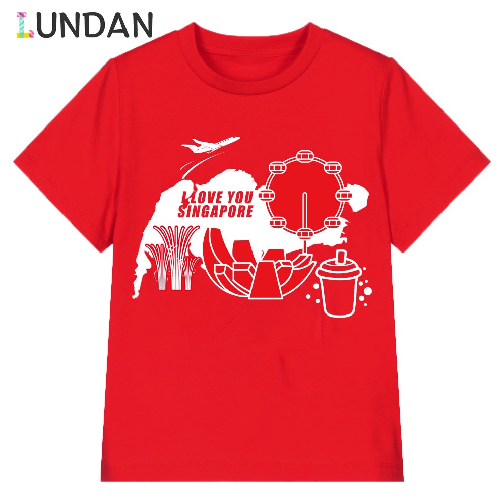 LND - 2023 National Day Ndp 2023 Outfits I Love Singapore Red & White ...