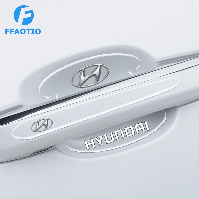 FFAOTIO Transparent Car Door Handle Protector Door Bowl Sticker Car ...