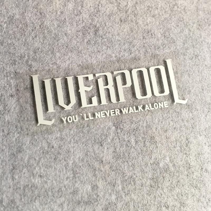 Football Team Club Logo Sign Liverpool Car Stickers You'll Never Walk ...
