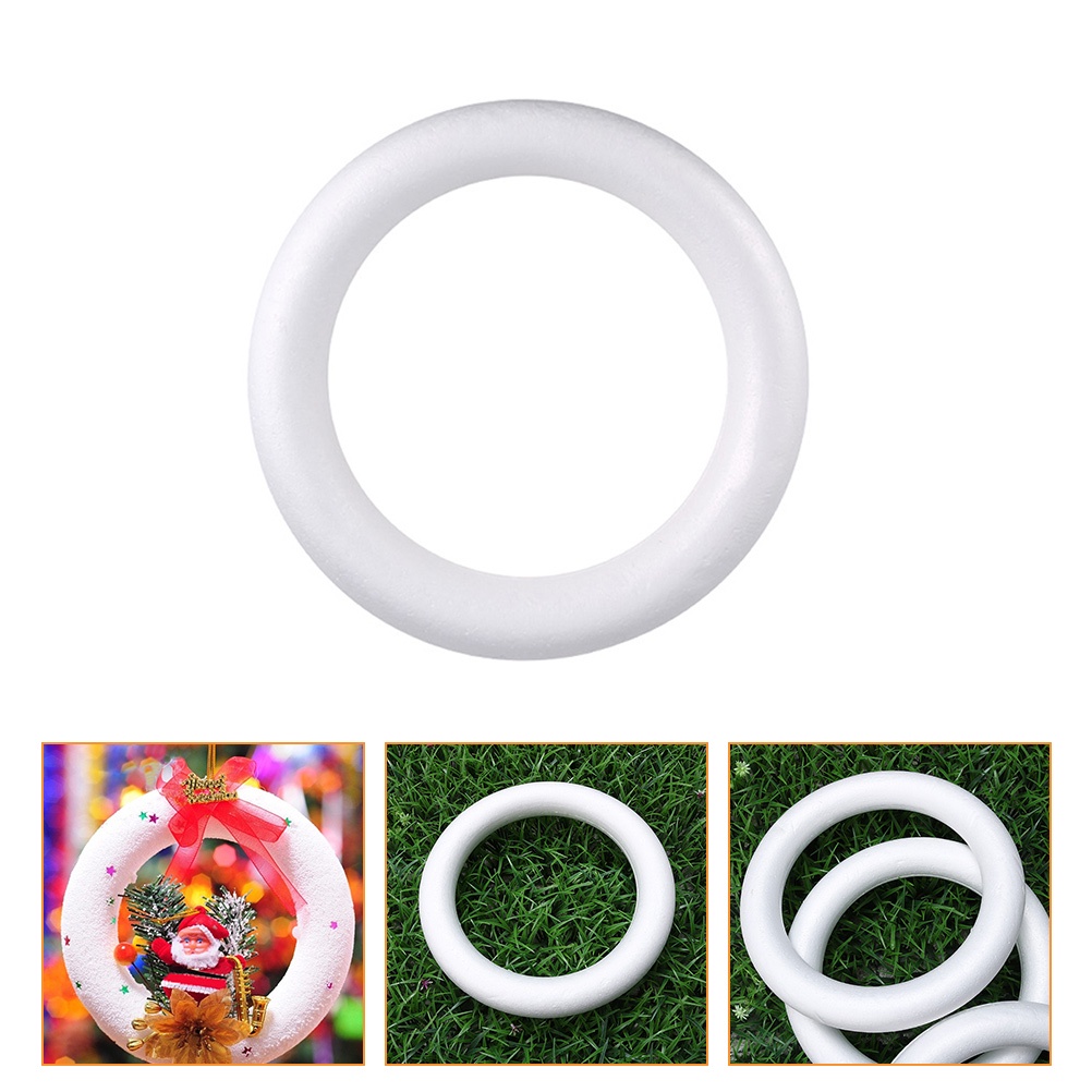Flower Molds Round Foam Circle Rings Christmas Shape Craft Wreath White ...