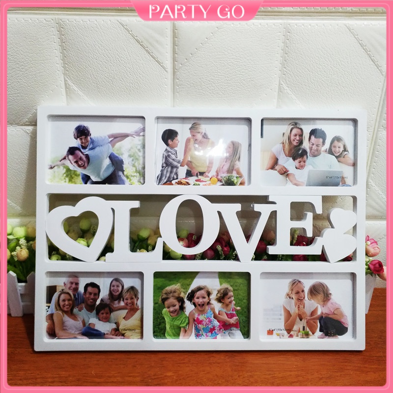 [READY STOCK] White Photo Frame Picture Frames Wall Collage Pictures 6 ...