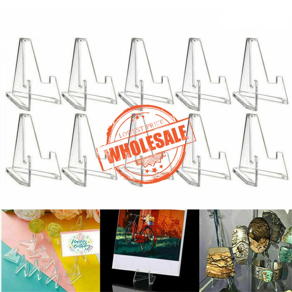 [Best Choice] Acrylic Stand Small Rack/ Plastic Triangle Coin Display ...