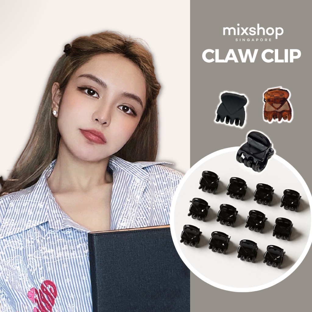 mixshop Korean Mini Claw Clip/Hair Clip/ Fashion Hair Accessories[SG ...