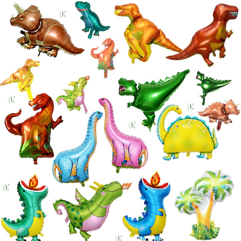 New Dinosaur Balloon Party Decoration Birthday Decoration Aluminum Film ...