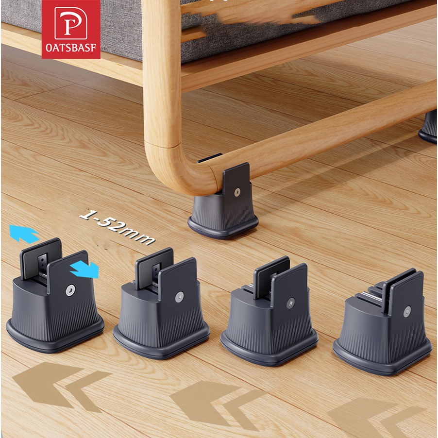 OATSBASF Width Adjustable Chair Leg Uprights Screw Clamp Furniture ...