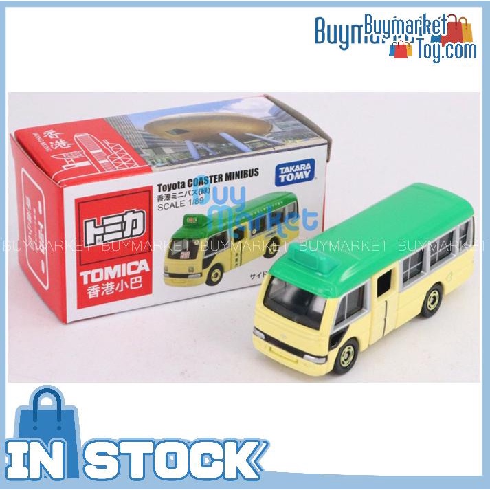 [Authentic] Takara Tomy TOMICA Hong Kong Minibus Toyota COASTER Green ...