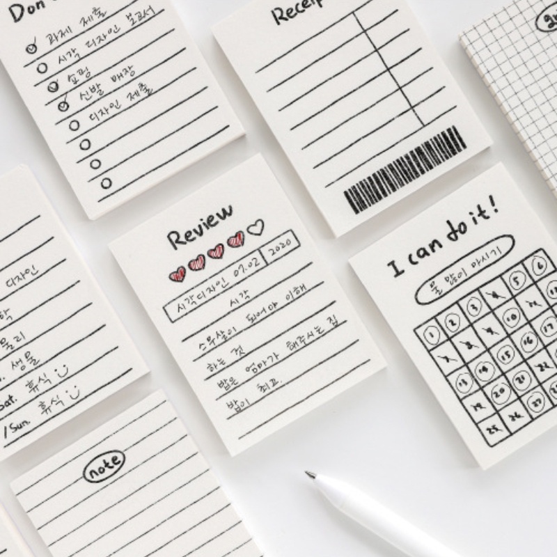 50 Sheets Brief Memo Post-it Note Reminder Record Classification ...