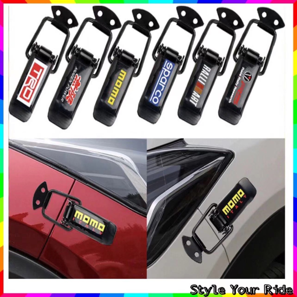 Universal Car lock bumper clip Bonnet lock Universal Bumper Bonnet Clip ...