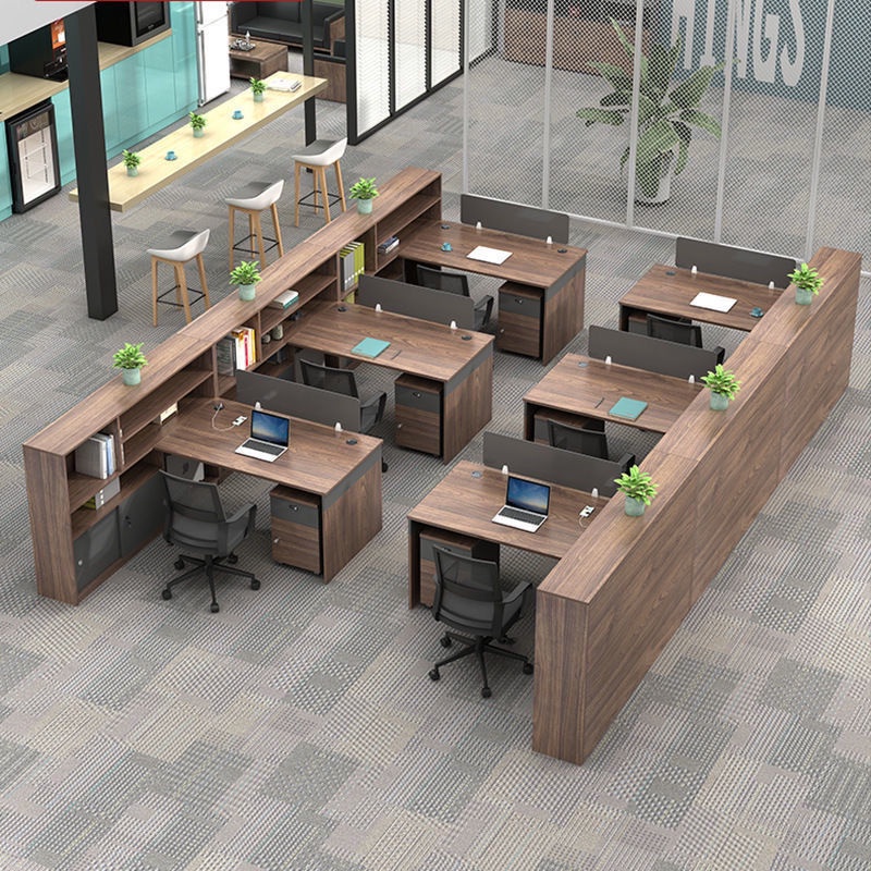 Office Furniture Staff Table Financial Table 2/4/6 People Simple Modern ...