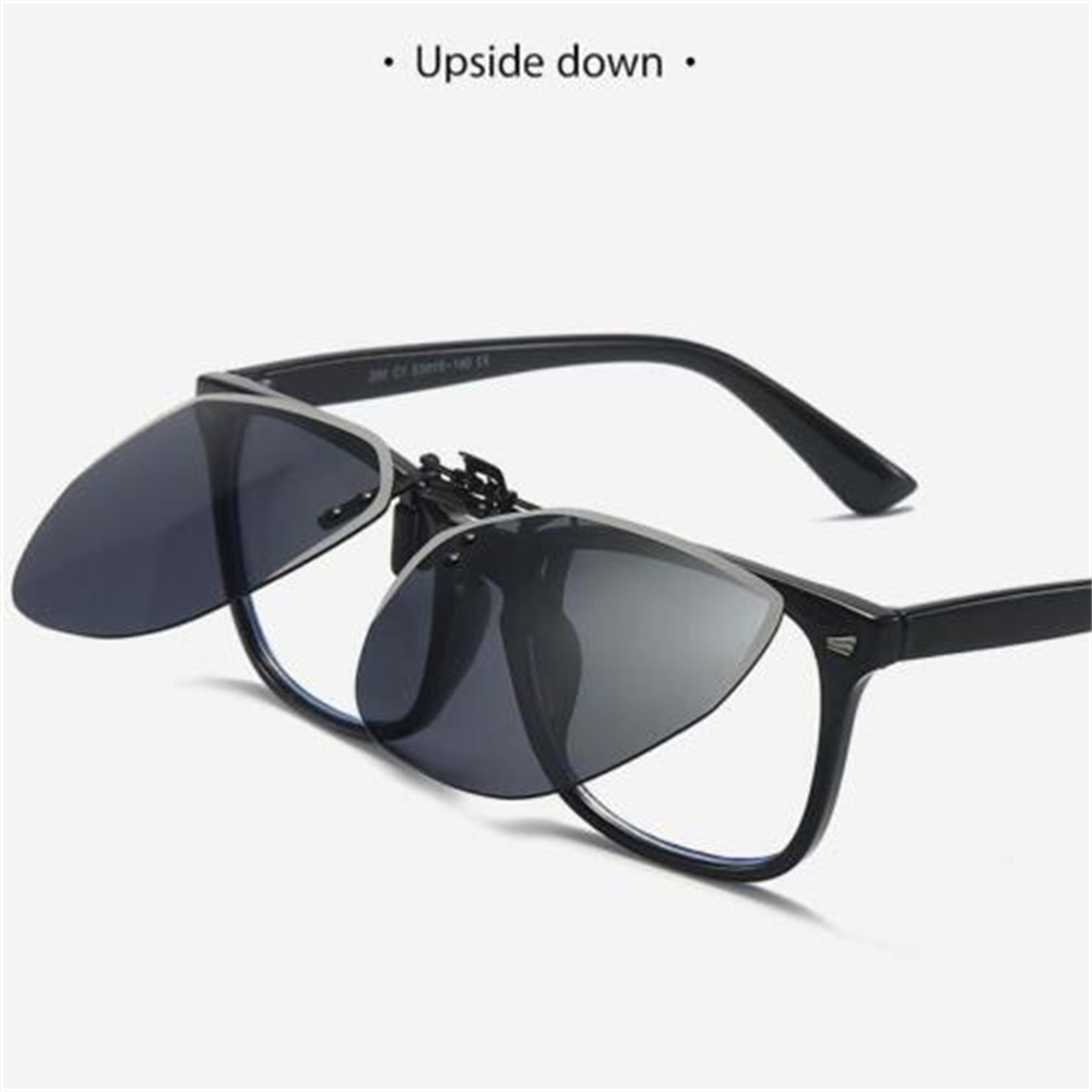 10 Colors Clip On Sunglasse Flip Up Glasses Polarized Spectacles Anti ...