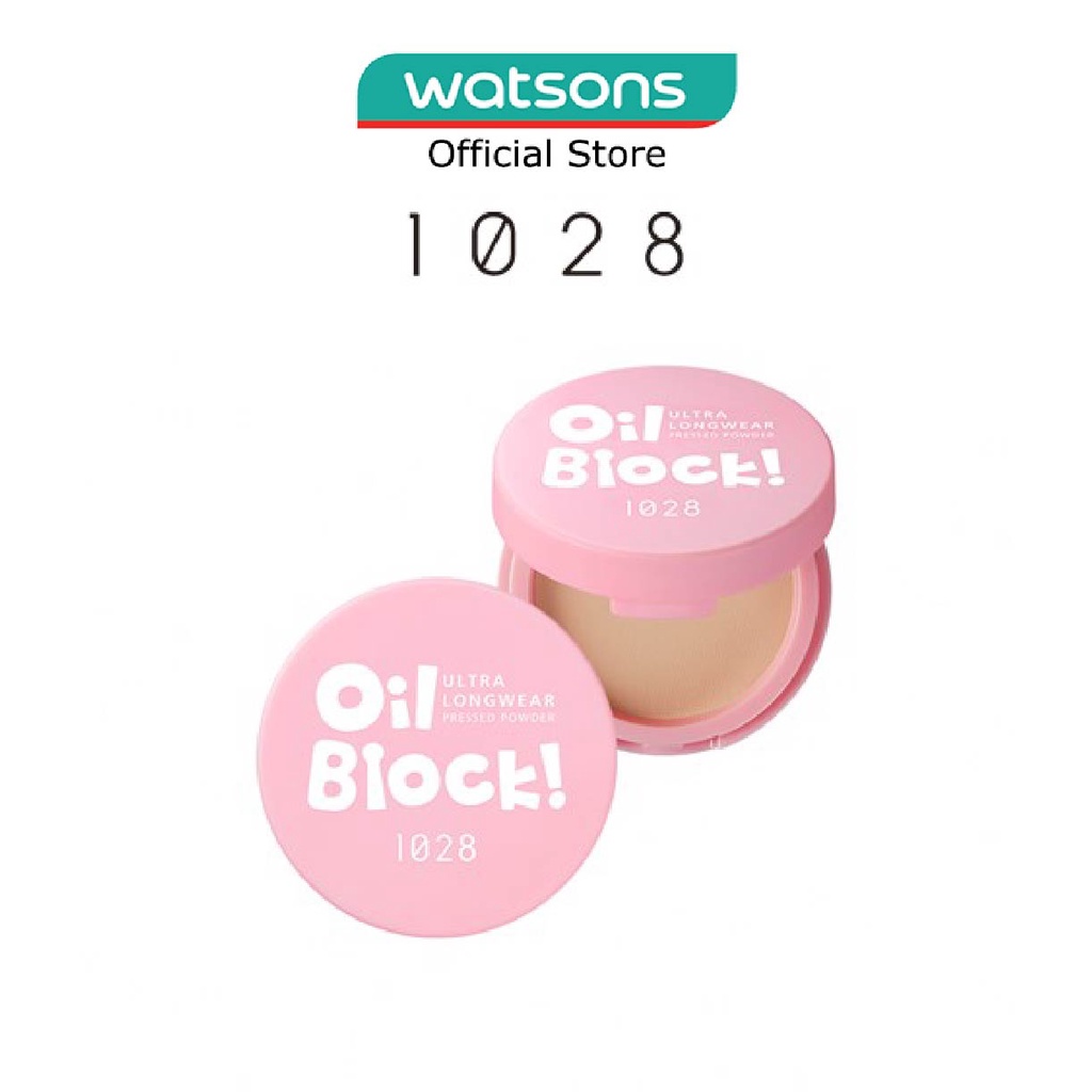1028 Oil Block Ultra Longwear Pressed Powder Beige 1s | Shopee Singapore