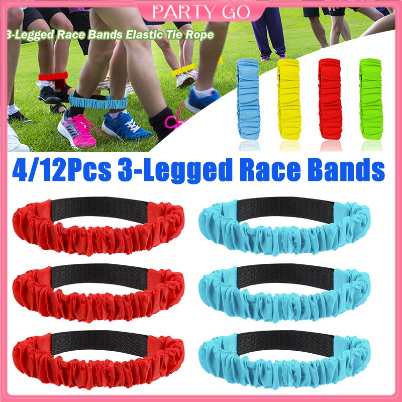 4/12Pcs Children Two People Three-legged Ropes Tied To Foot Running ...