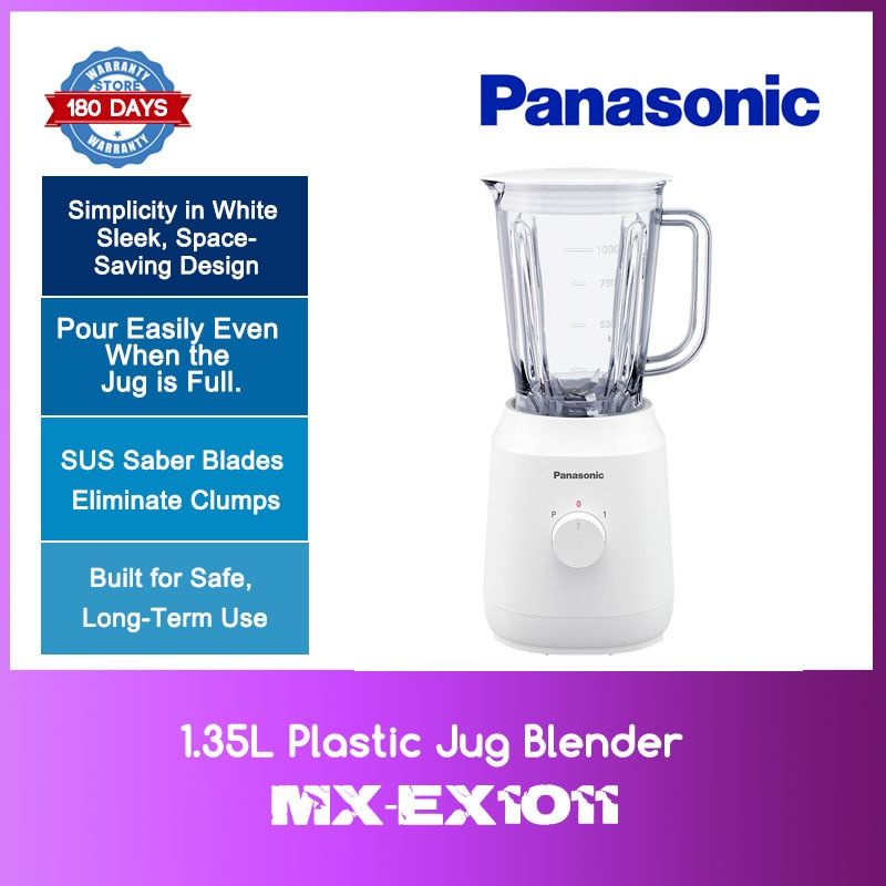 Panasonic MX-EX1011 1.35L Plastic Jug Blender WITH 1 YEAR WARRANTY ...