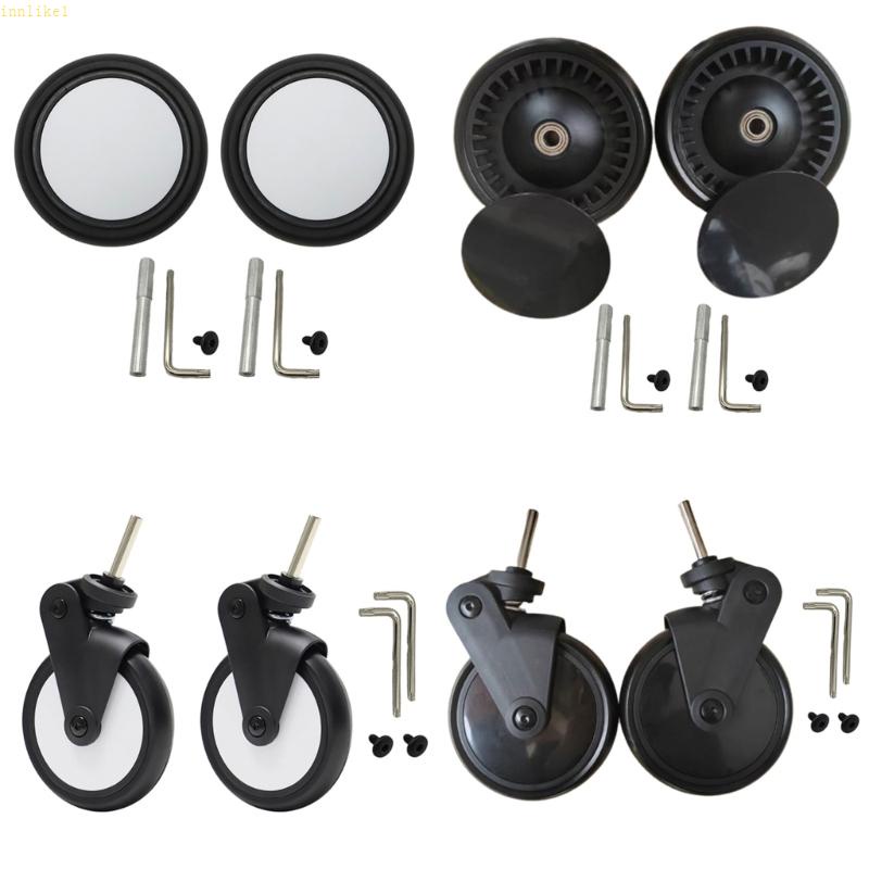 innlike1 Baby Strollers Rubber Wheels Baby Strollers Front Back Wheels ...