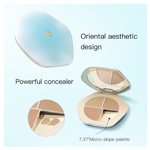 Timage Concealer Tri Color Palette 彩棠三色遮瑕 Brighten Skin Tone Cover Acne ...