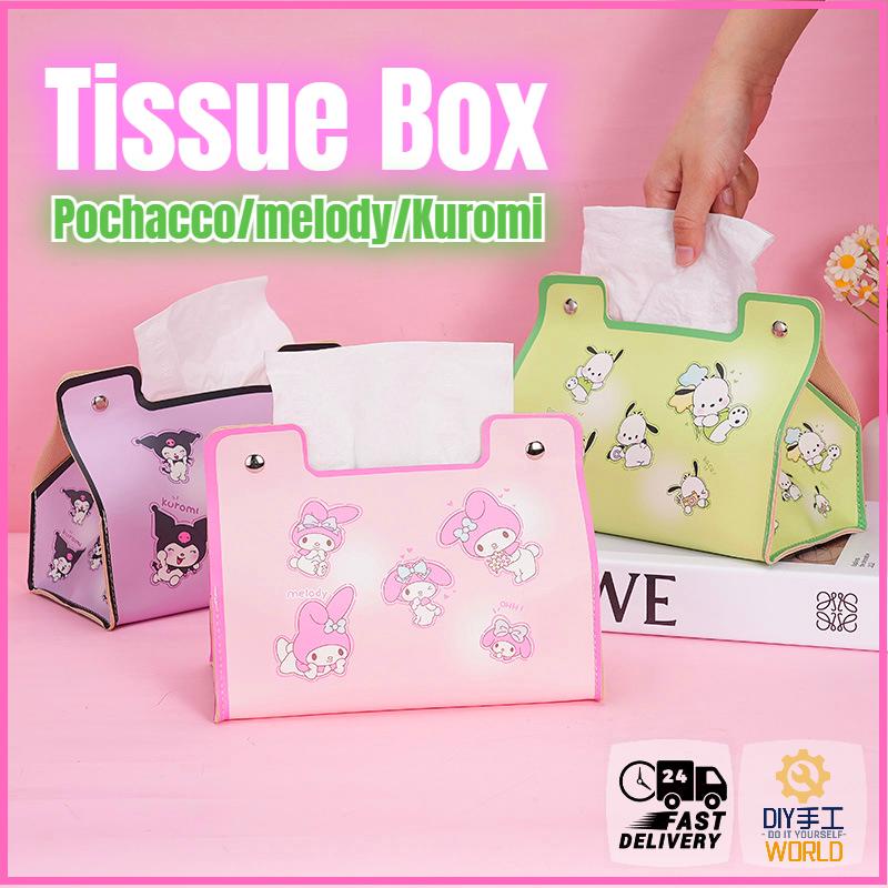 Cute Cartoon Tissue Box Paper Bags for Car Waterproof Melody Tissue ...