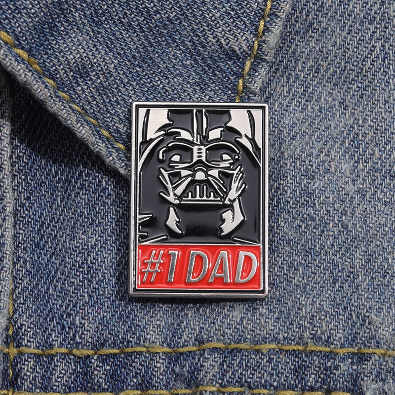 Star Wars Villain Spoof DAD Brooch Film Peripheral Fun Badge Gift ...