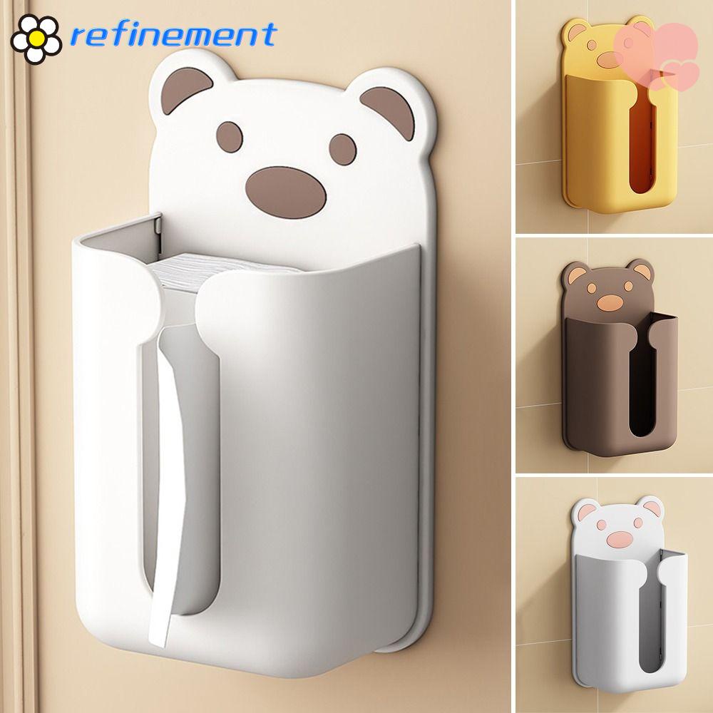 REFINEMENT 1pcs Tissue Box Creative Removable Multifunctional Wall ...