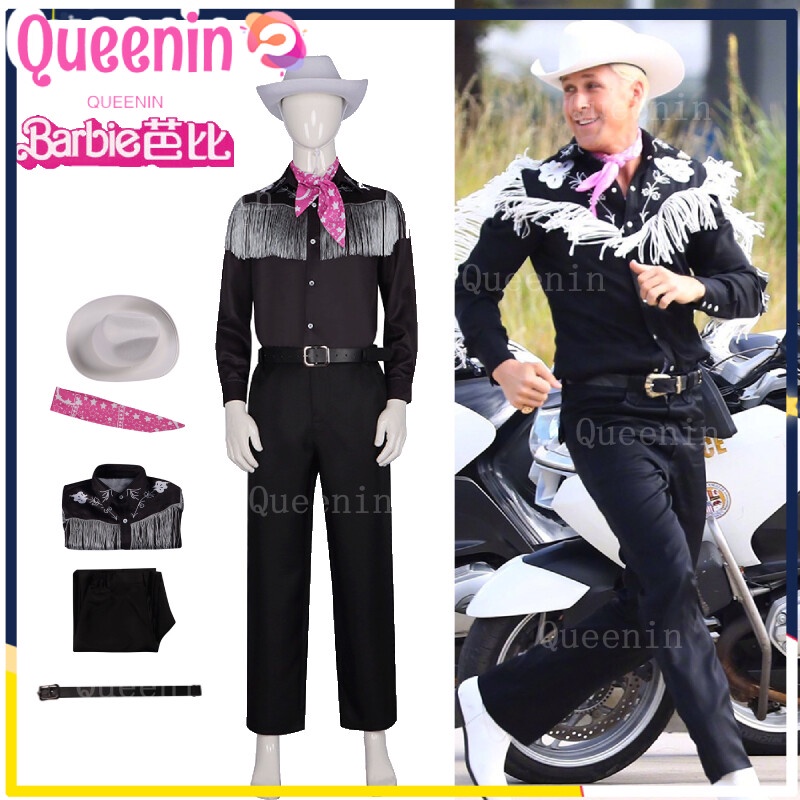 Movie Barbie Ken Cosplay Costume Long Sleeved Shirt Coat Pants Hat ...
