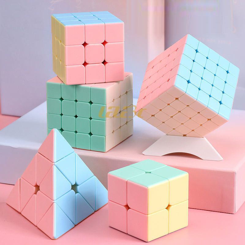 Professional Marcaron Magic Cubes For Kids 2X2 3X3 4X4 5X5 Pyramid ...