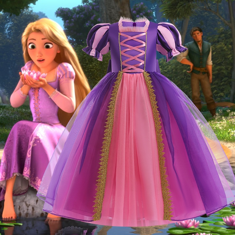 kiids Princess Dress Girls Cosplay Isabella Costumes Kids Dress Up ...
