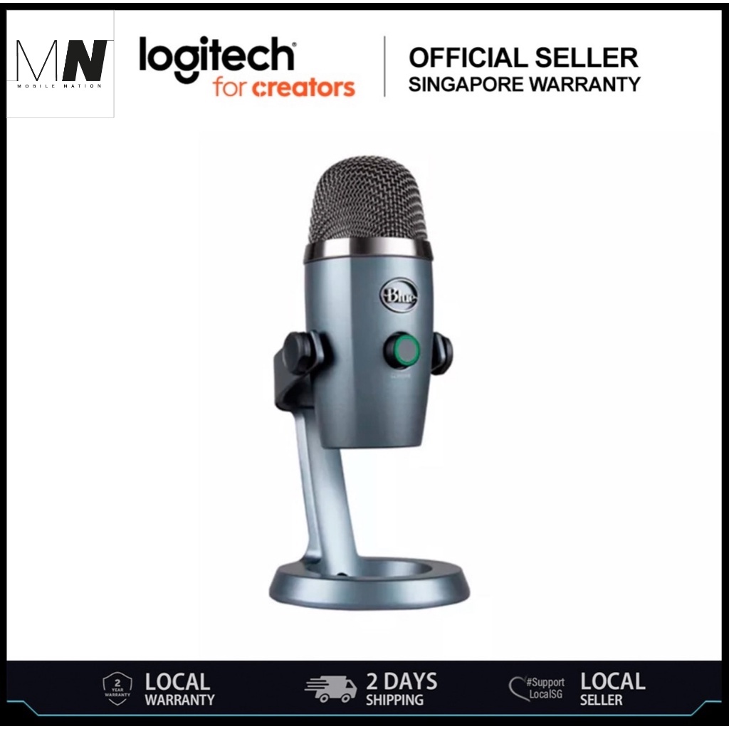 Blue Yeti Nano Premium USB Mic for Recording, Streaming, Gaming ...
