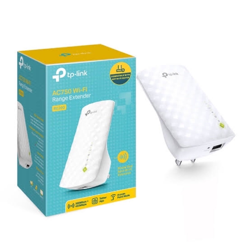 Tplink RE200 AC750 Wifi Range Extender N2 | Shopee Singapore