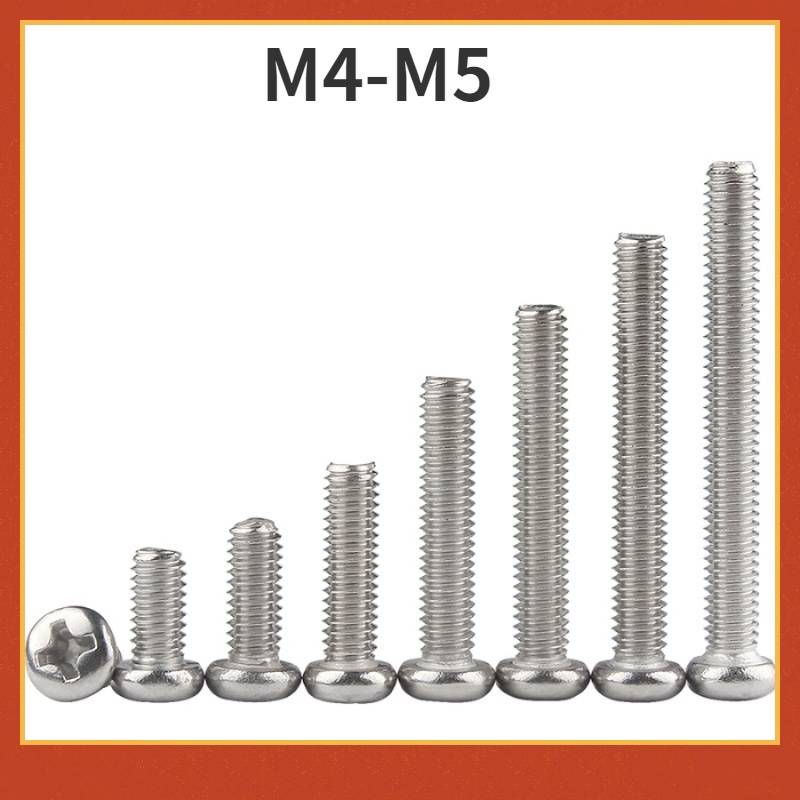 [COD] Extension Switch Socket Screw M4/M5 304 Stainless Steel Phillips ...