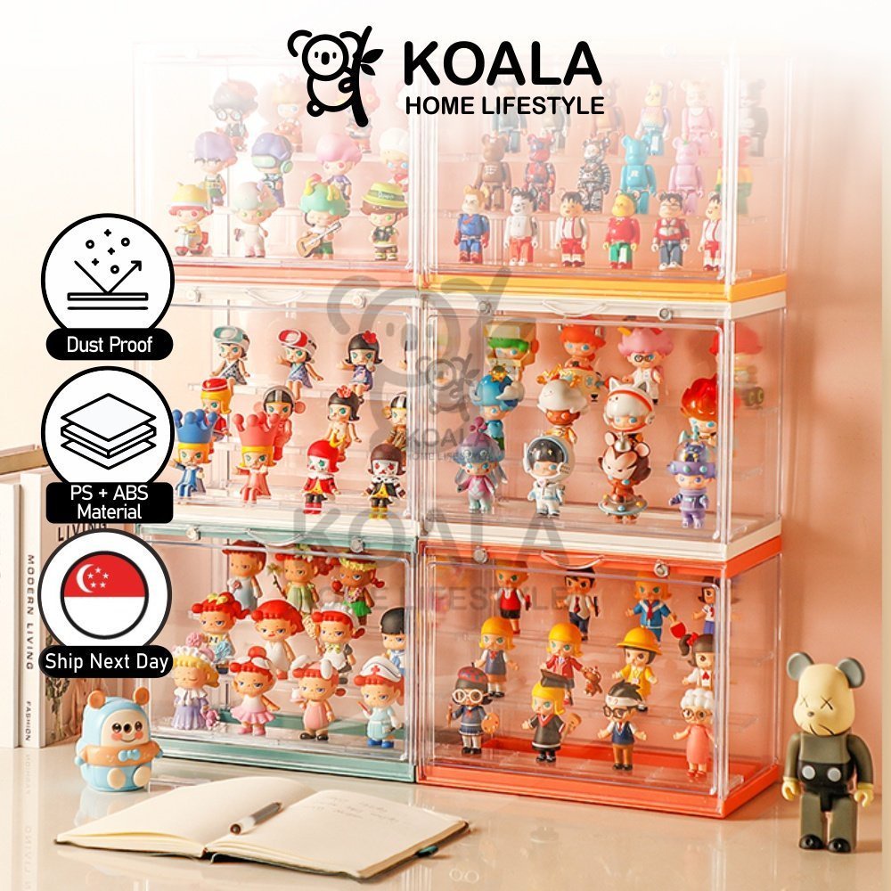 🇸🇬Koala Home🔥Blind Box Figurine Popmart Display Cabinet Storage box ...