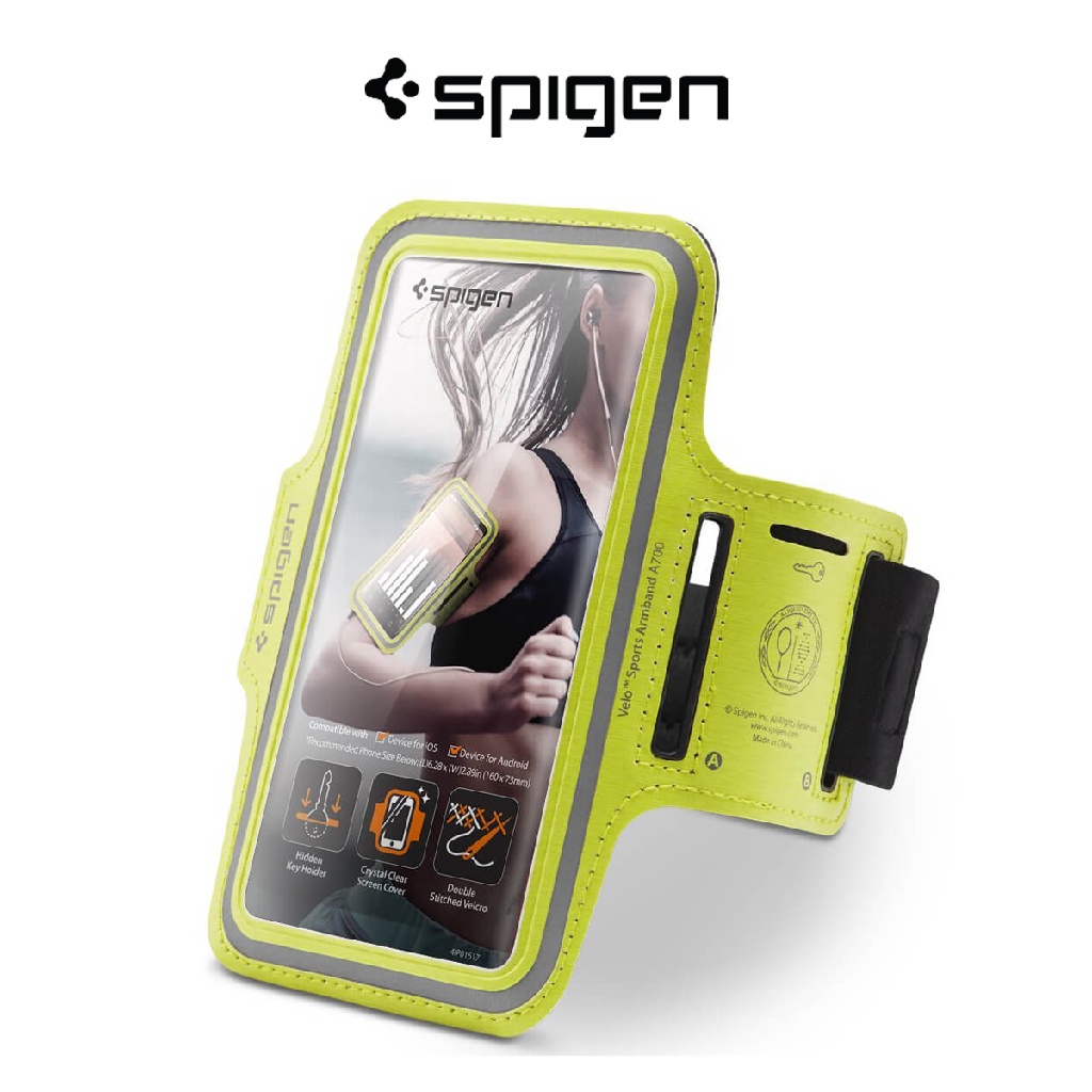 Spigen Velo A700 Sport Armband Neon Arm Phone Holder Arm Band For ...
