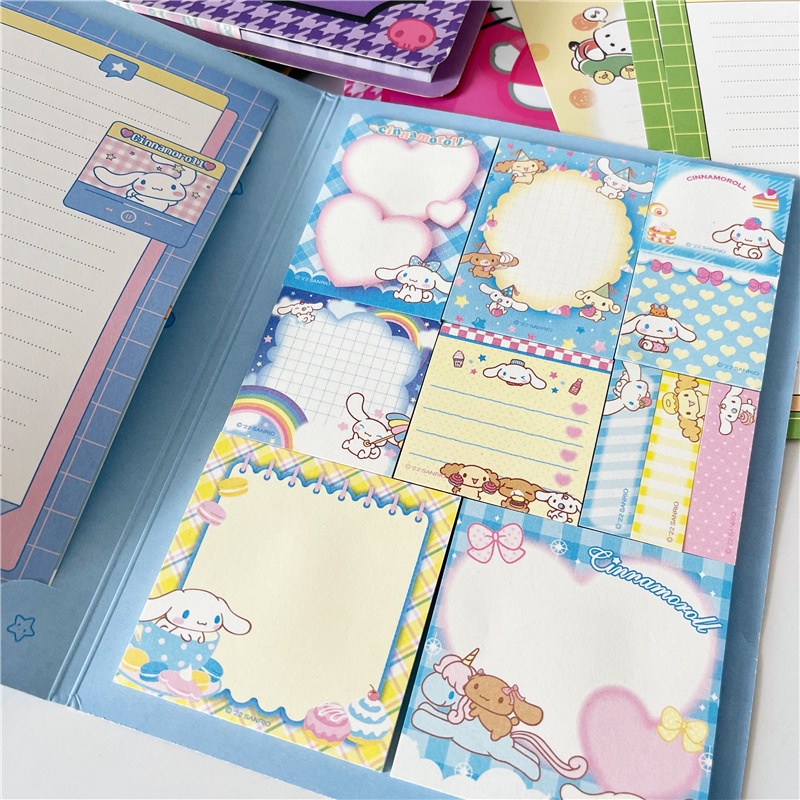 Sanrio DIY combination sticker book Cinnamoroll Post-it notes Hello ...