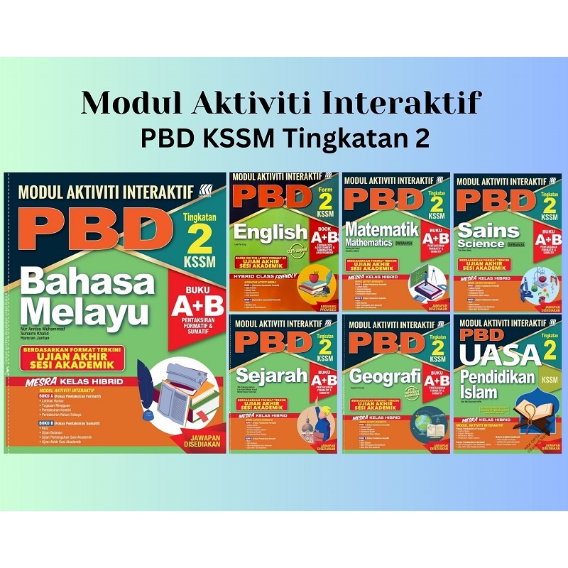 SASBADI - PBD KSSM Form 2 Interactive Activity Module | Shopee Singapore