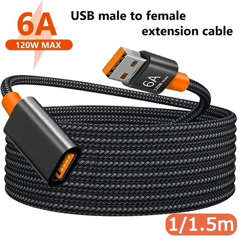 For Computer Camera TV Printer Extension Cable USB 3.0 Extension Cable ...