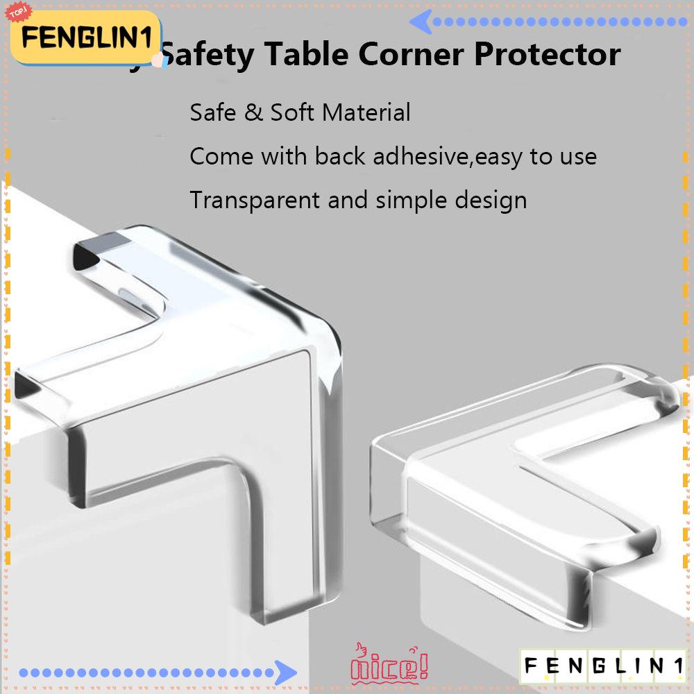 FENGLIN 4Pcs Corner Guards Soft Desk Safety Kids Security Table Corner ...