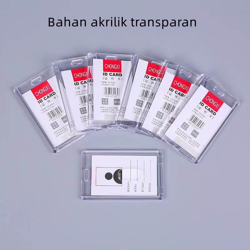 Transparent Acrylic id card Holder/Work id card Case/Clear id card Case ...