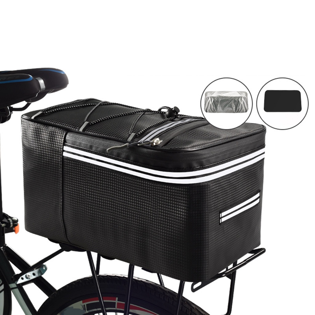 [ Rear Rack Seat Storage Luggage Bag | Shopee Singapore