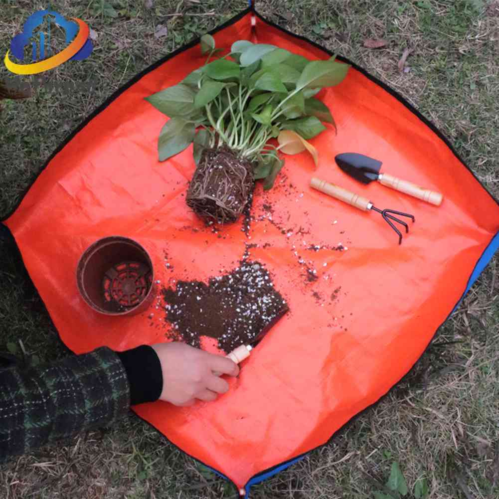 Planting Mat Gardening Potting Pad Foldable Waterproof Garden Plant ...