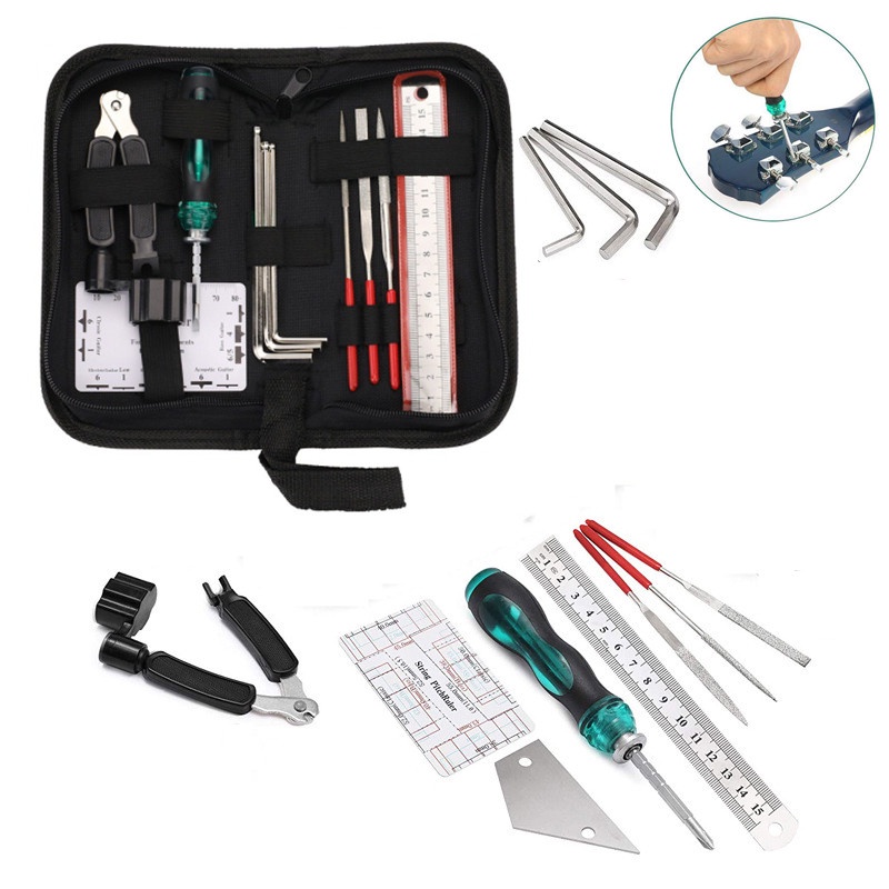 Guitar Repair Kit Professional Spring Bar Tool Set Strap Link Guitar ...