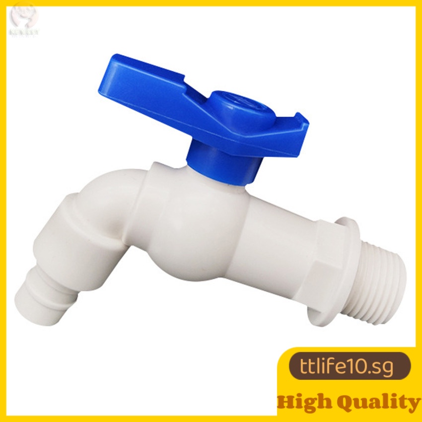 1pc 1/2" Plastic Male Thread Water Faucet Fish Tank Tap Adapter ...